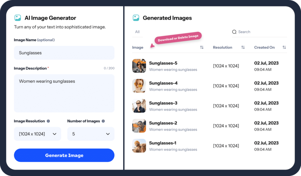 Image Generator | Gennie