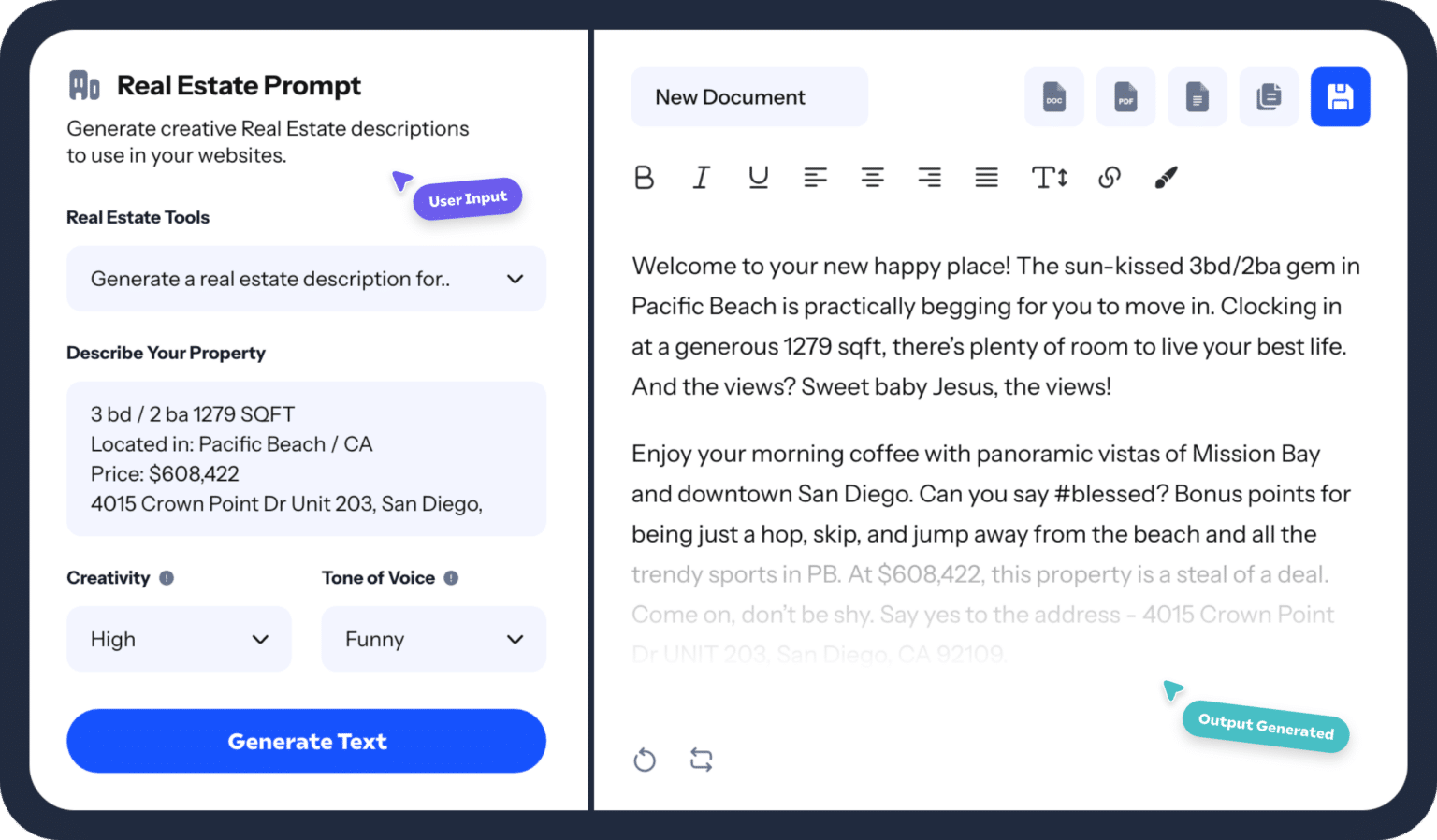 Content Generation | Gennie
